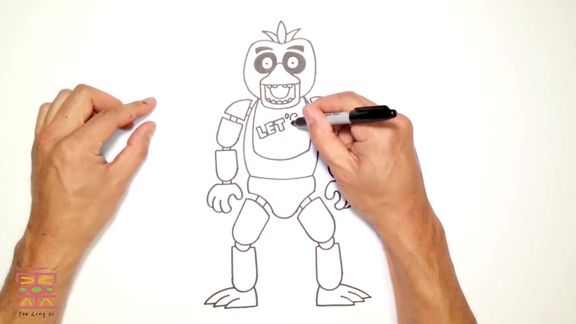 卡通简笔画教学分享:奇卡