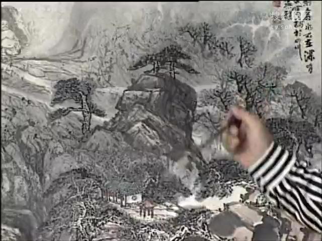 王中年山水画基础知识-树的画法下2-学画山水画视频