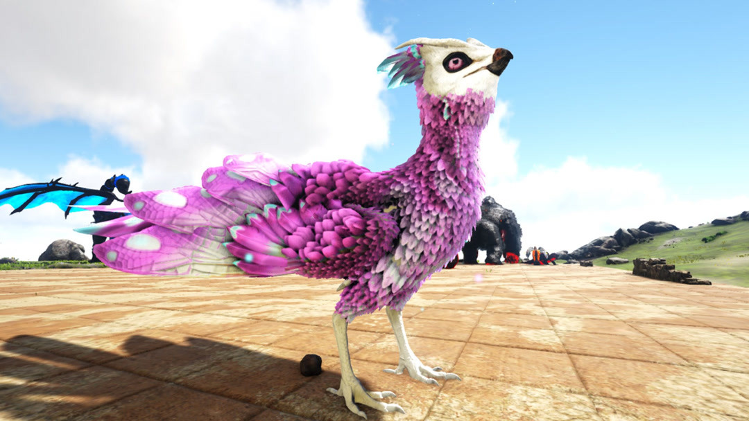 方舟生存进化:憨憨部落 44 恐龙世界的凤凰长什么样