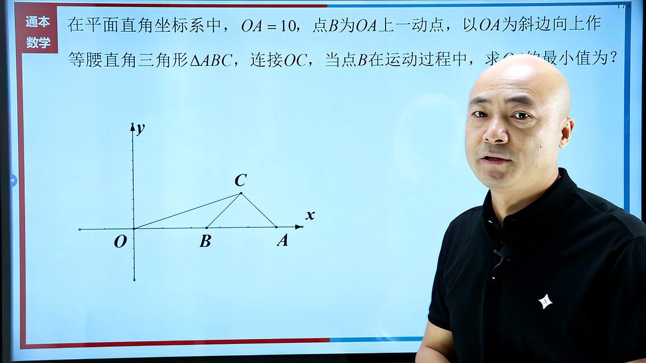 几何求线段最值,思路很绝,学一题解一类题!