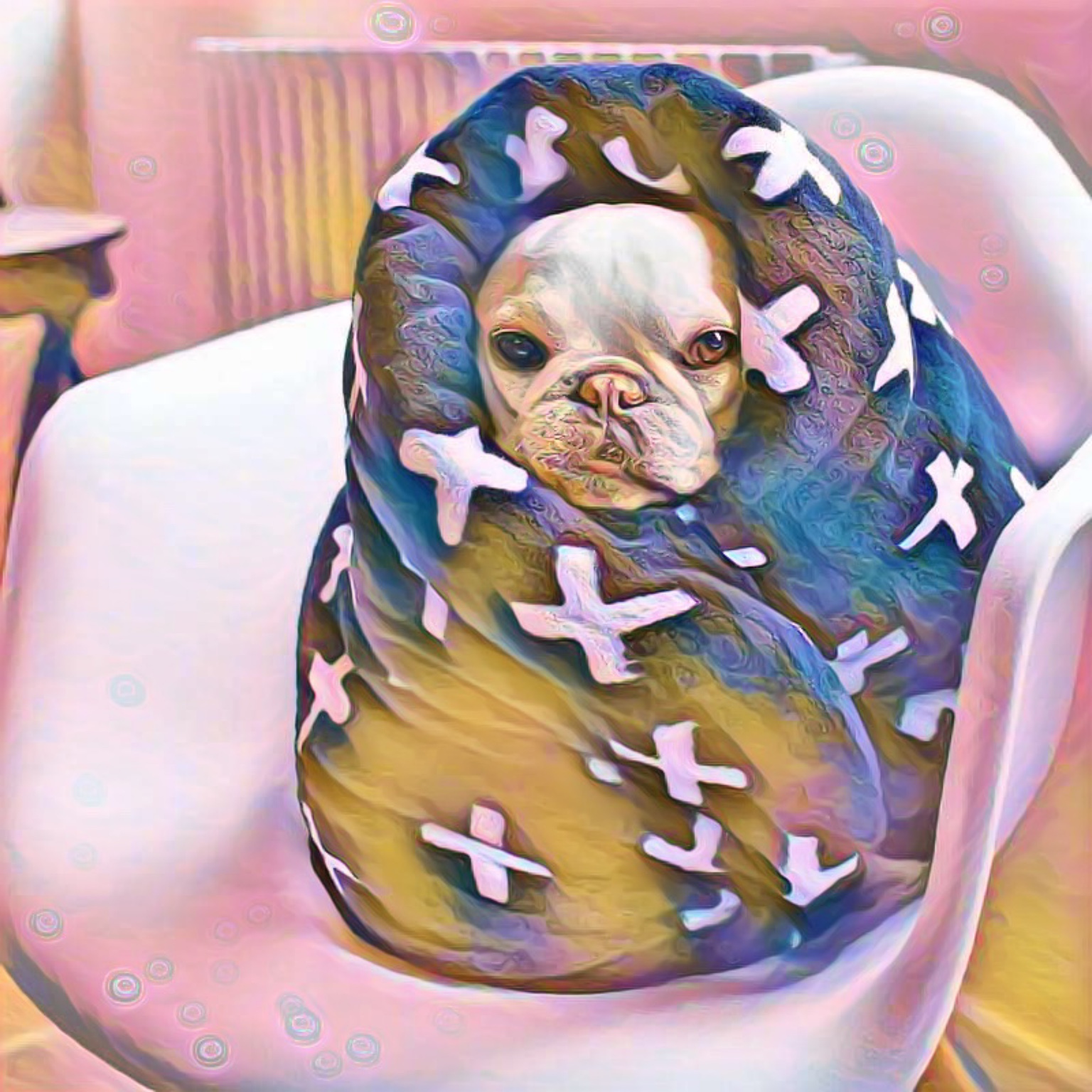 披着被子的小伦子 