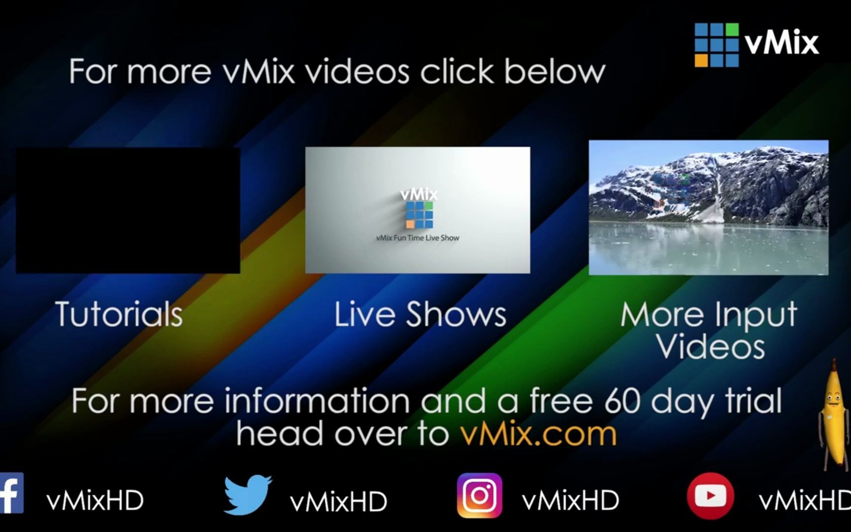 9.将图像添加到实时制作中:快速轻松地将映像添加到您的 vMix 制作中。