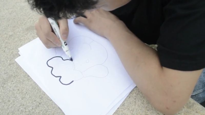 简简单单的简笔画,其实真的很简单,一幅小绵羊带给你!