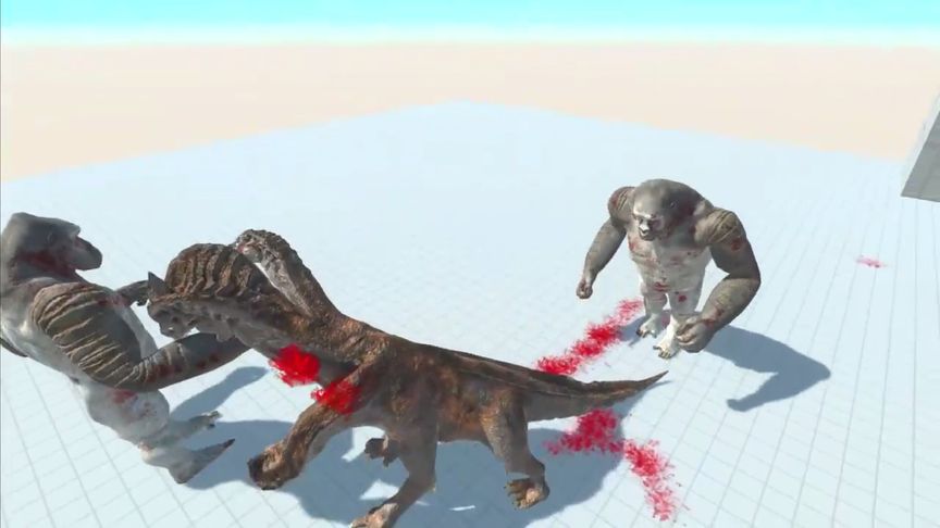 金刚双雄大战其他怪兽 野兽战争模拟器