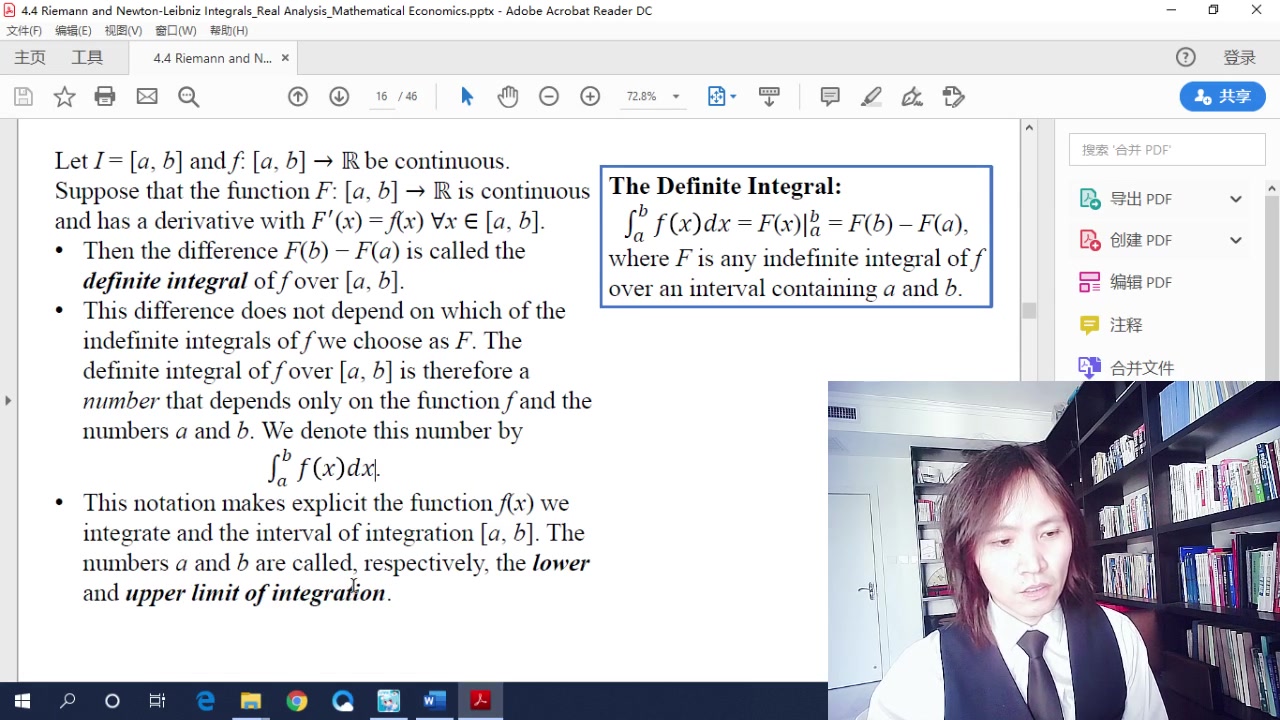 黎曼与牛顿-莱布尼茨积分(2)——《数理经济学》之实分析