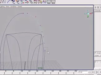 MAYA标准视频教程-NURBS建模-鞋底的制作
