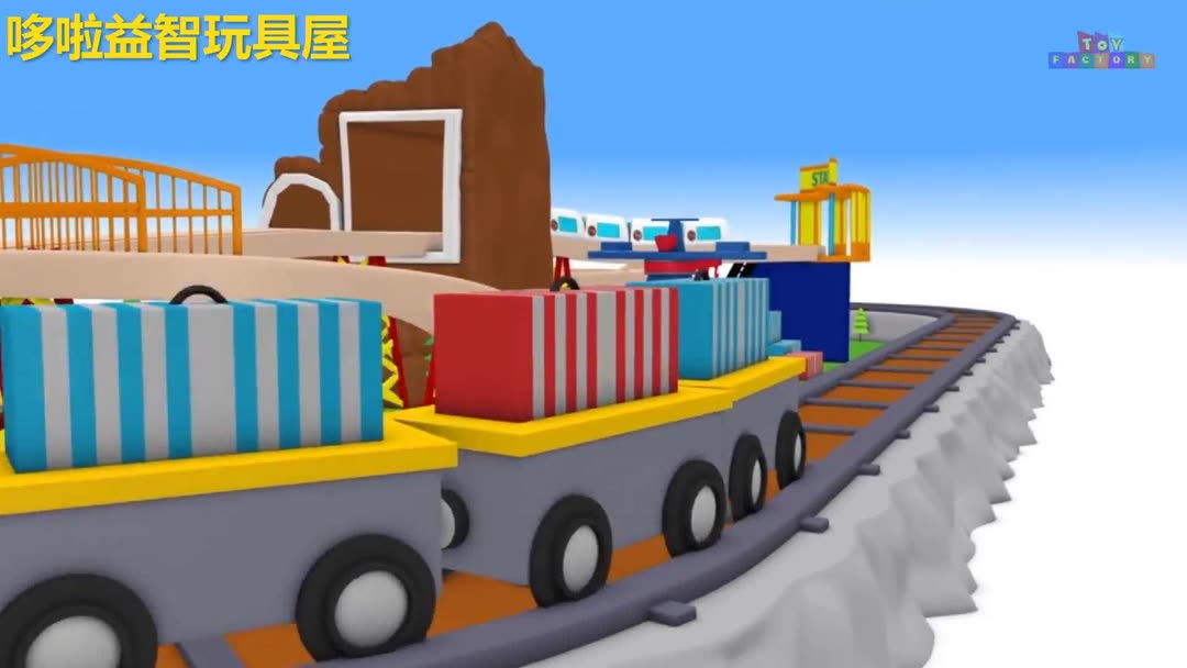 卡通动画:道路上的出租车