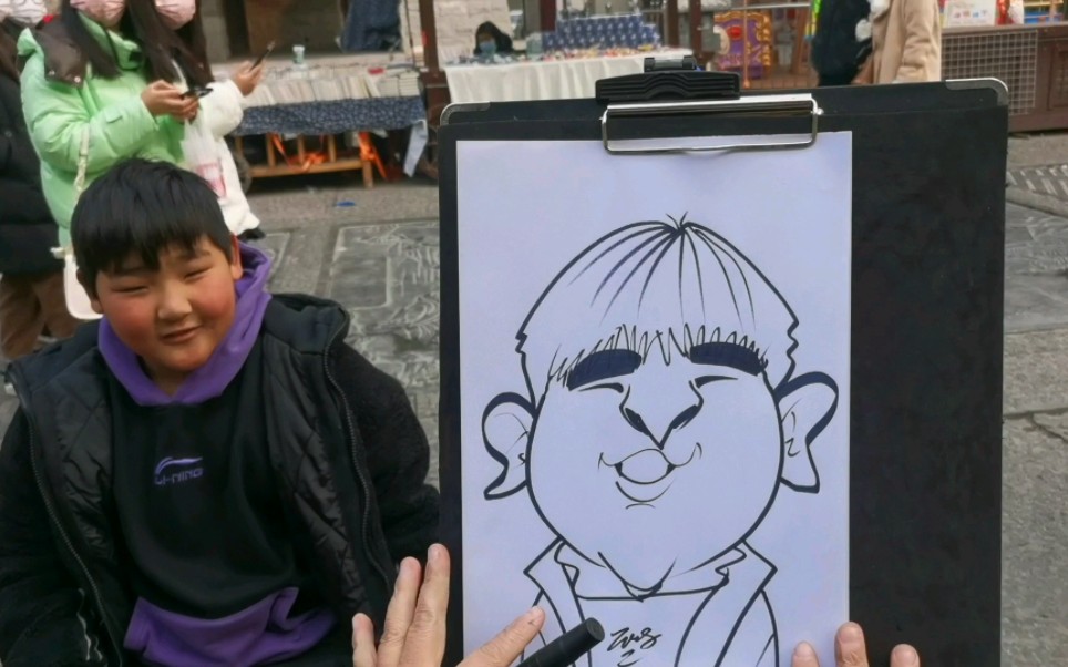 儿童创意漫画像,全程实录无快进,喜欢的进来看看吧