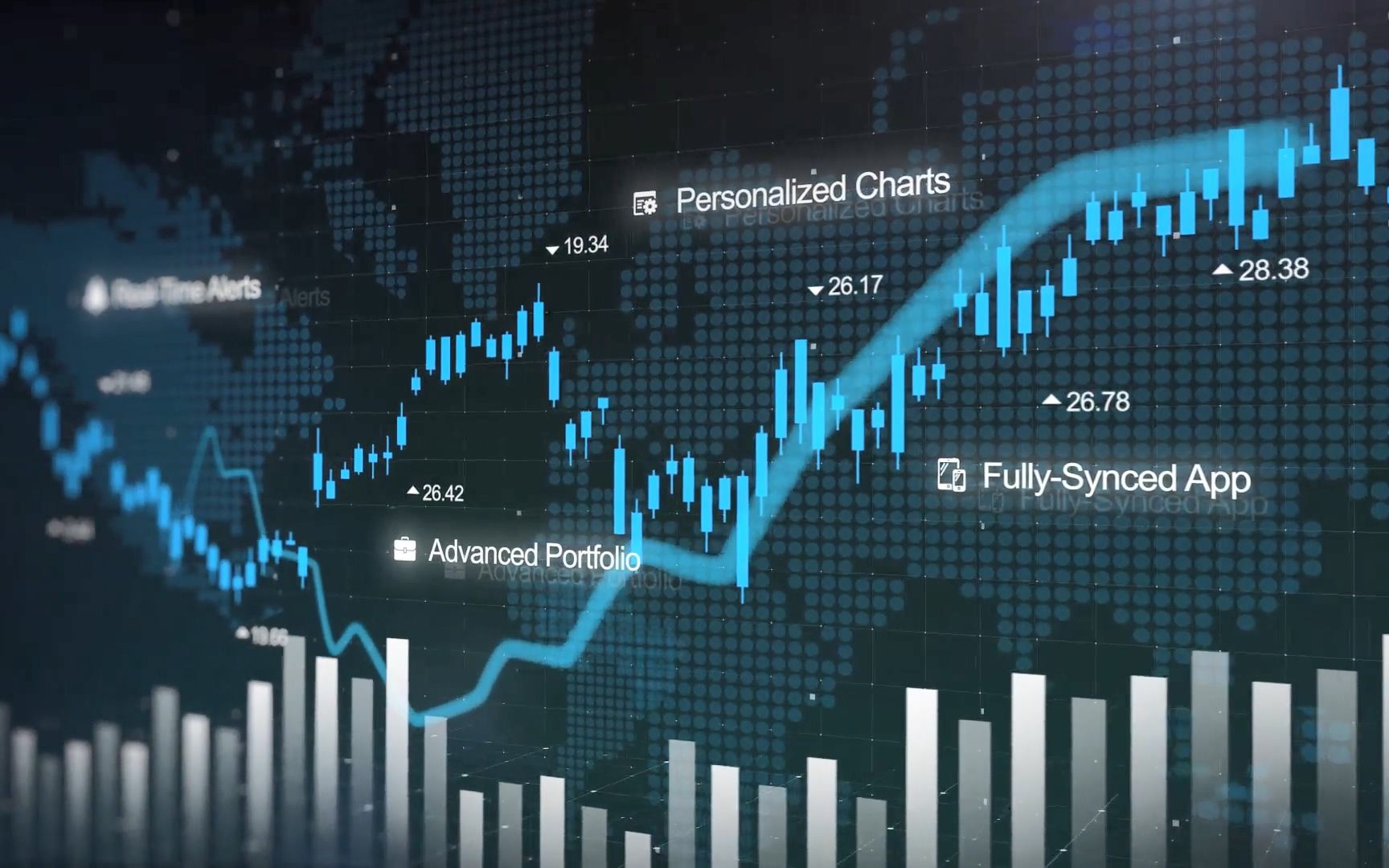 ...k线图加密货币数字货币交易频道特效的公司企业品牌商品店铺标志...