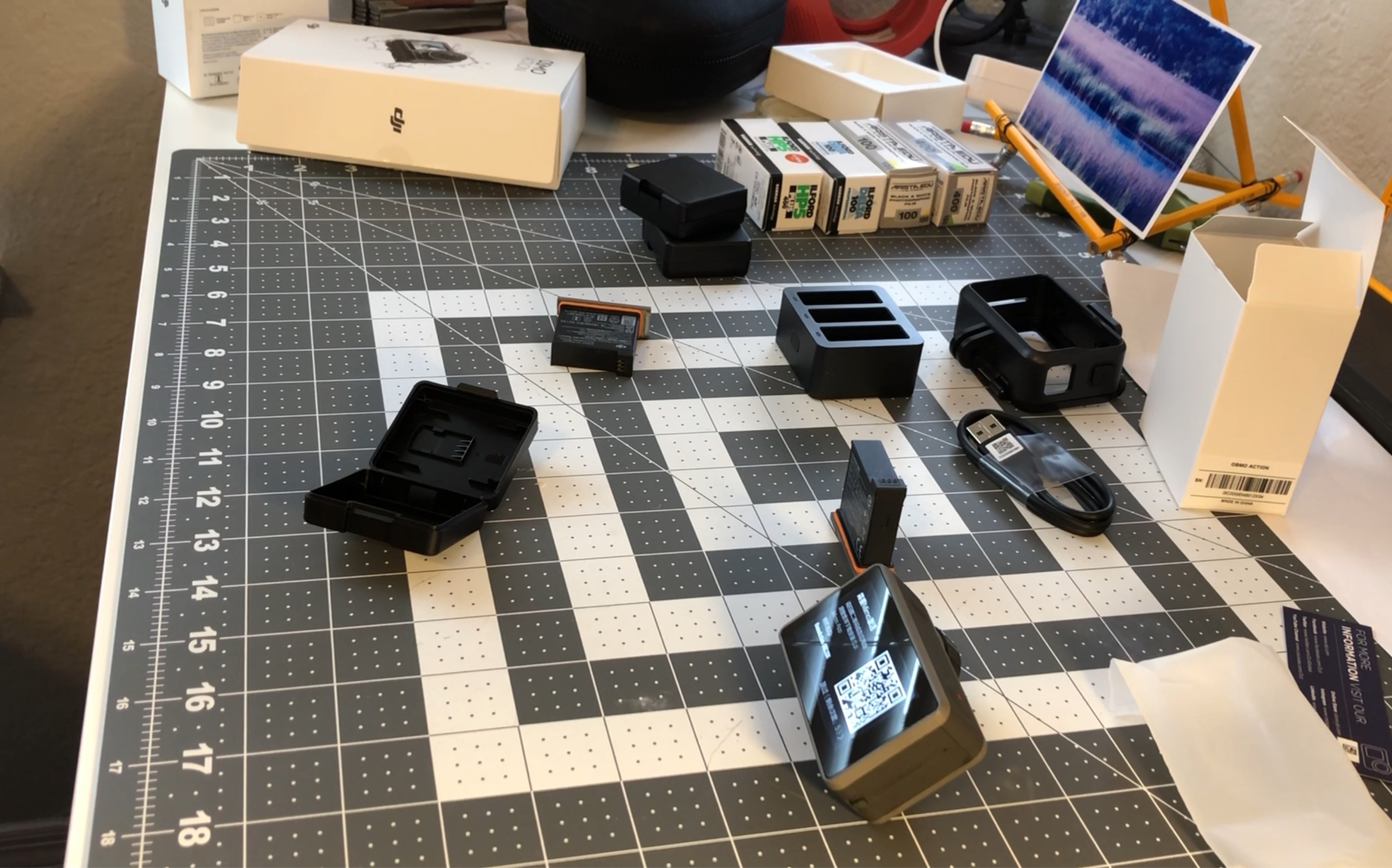 【开箱】DJI Osmo Action的无聊开箱