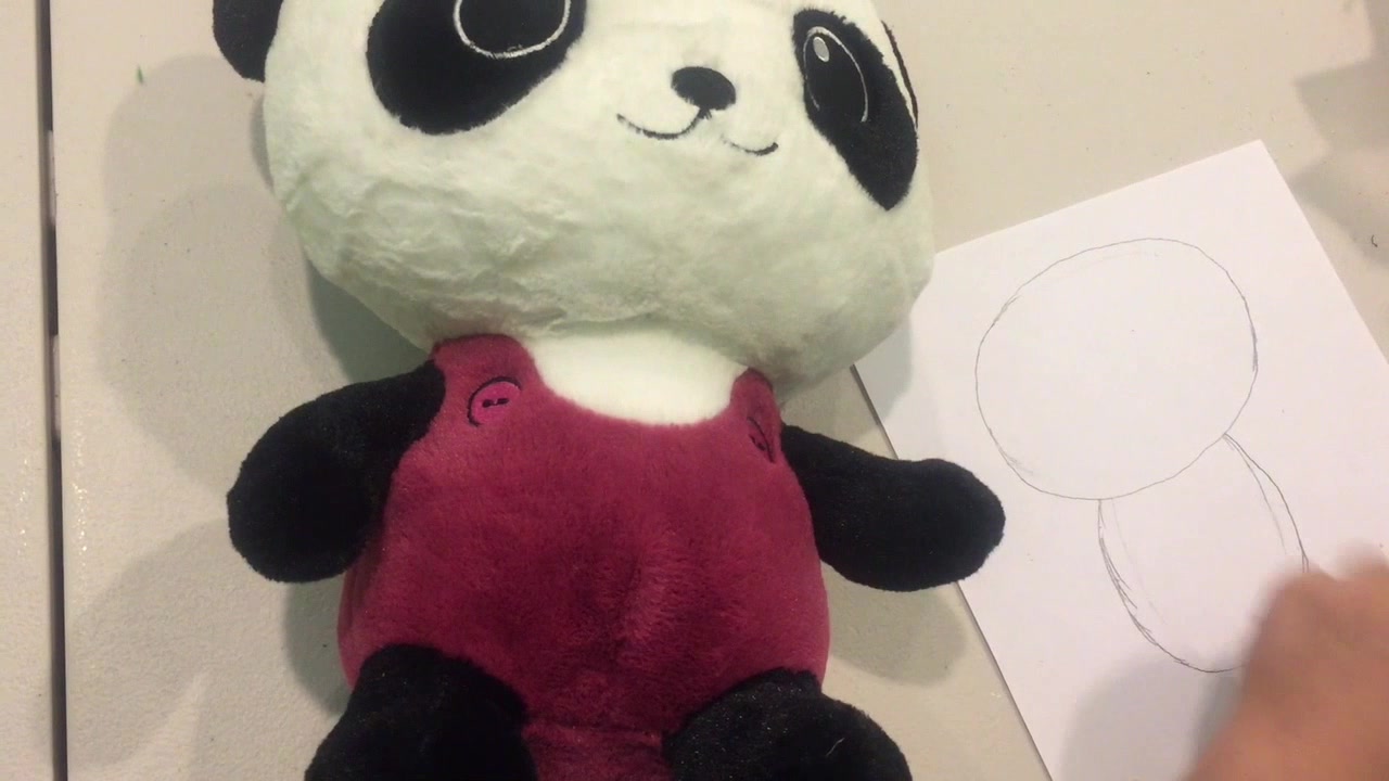 和奇思悦宝一起画一只奇巧可爱的熊猫