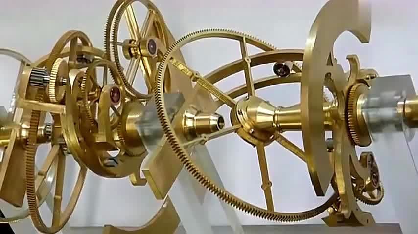 牛人做的机械传动,有人看得懂其中的原理吗