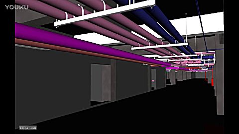 案例2:某商业体地下综合管线BIM漫游