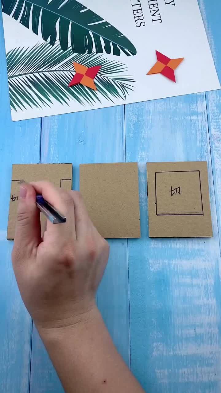 简单又好玩的飞镖发射器,快用家里的快递箱做一个吧