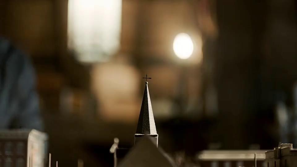 建筑模型,和现实世界居然能相通,男子秒变上帝!