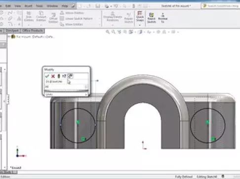 SolidWorks直升飞机设计视频教程:41.后翼连接器设计