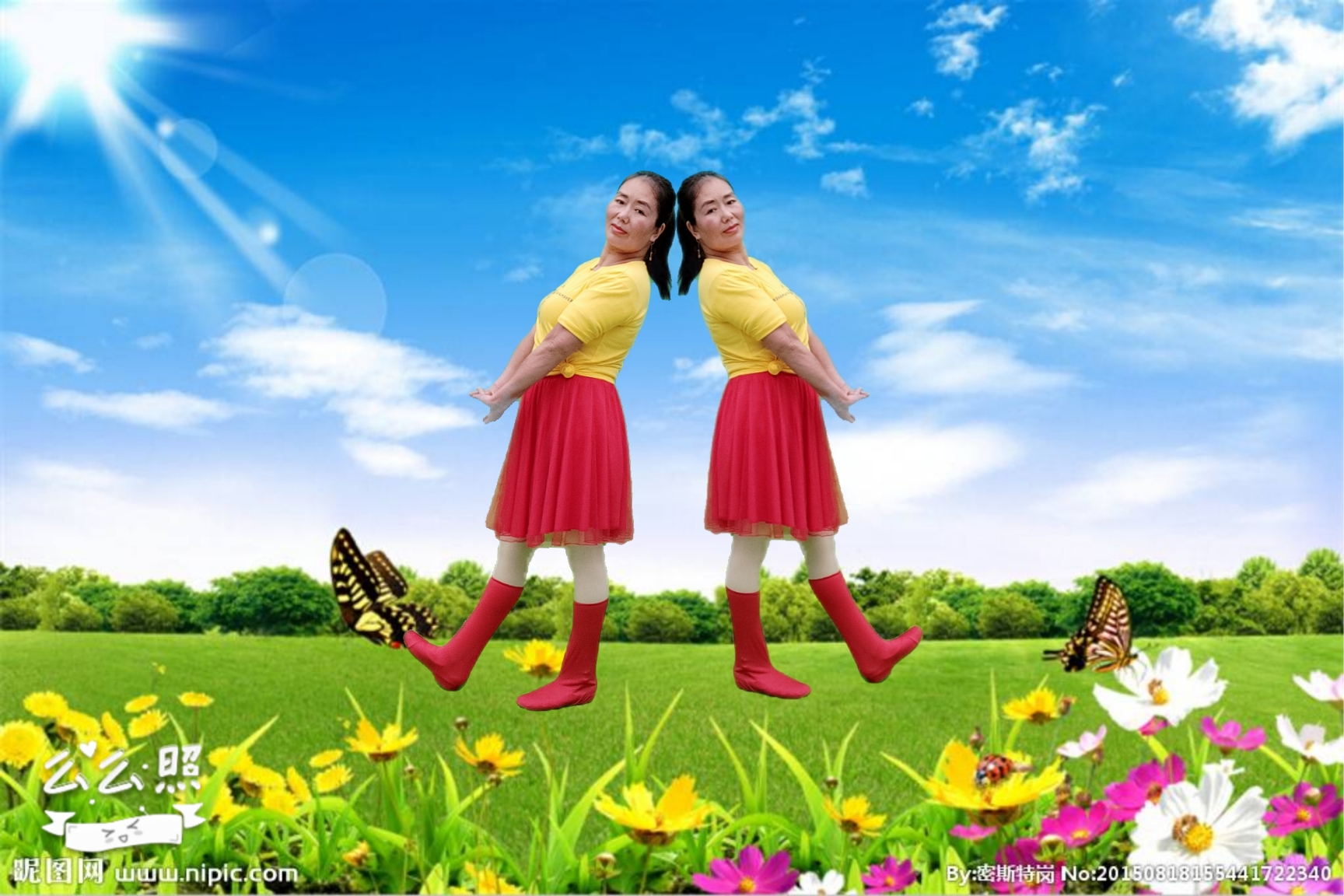 万福泉雪莲原创广场舞 