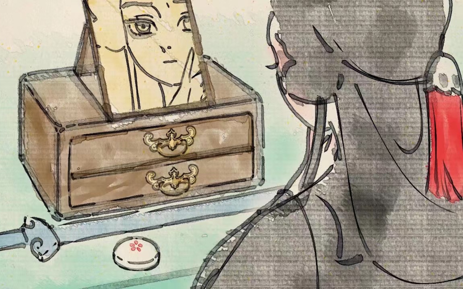 自制毕设戏曲动画短片《慕兰》