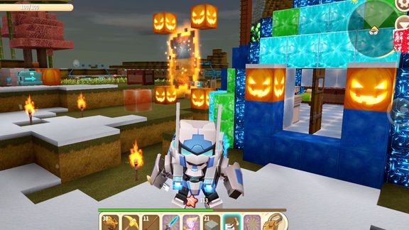 迷你世界极限生存:有地狱刷怪塔的地图分享