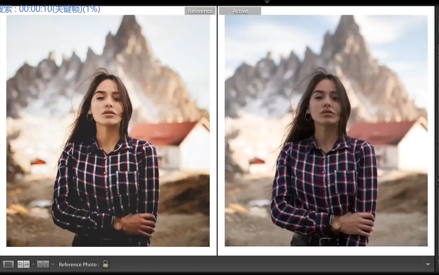 【Lightroom调色-色彩模仿】95 局部调整人像照片亮度的方法(练习级)