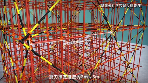 满堂脚手架安全施工标准化做法,3D精品动画