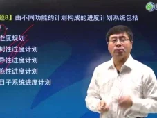 ...师建设工程施工管理教材精讲班(李立新)#36进度控制的目标和任务(二)