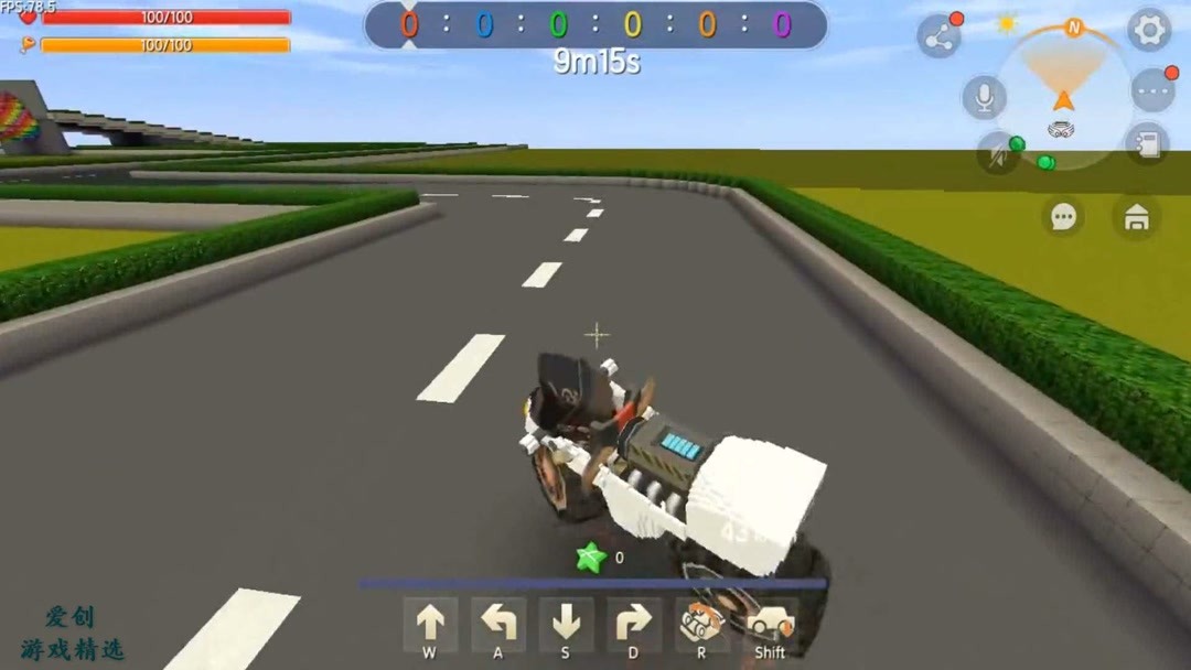 迷你世界精选:这样的开车法太吓人了