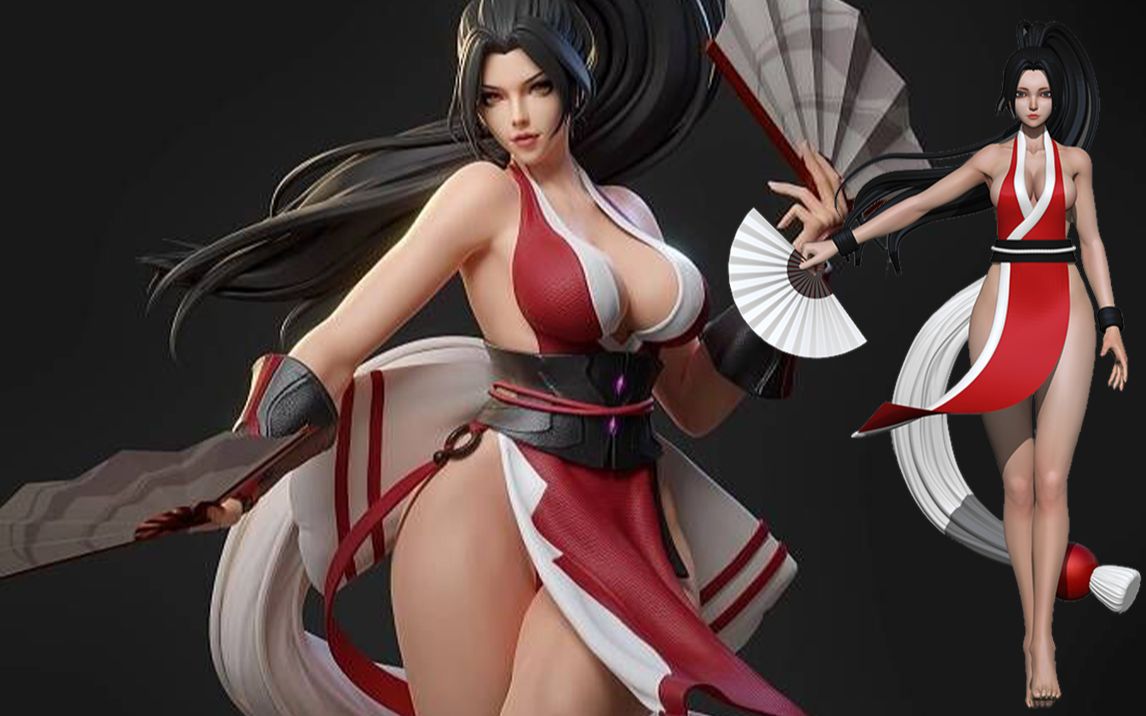 ...手办模型制作全流程,人体比例讲解,基础上色,zbrush人物建模教程