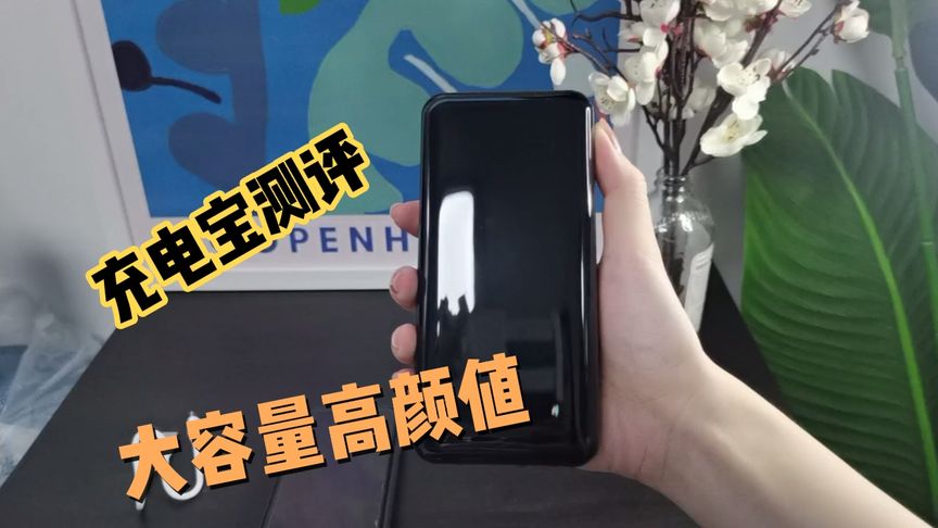 高颜值充电宝测评 自带四线移动电源
