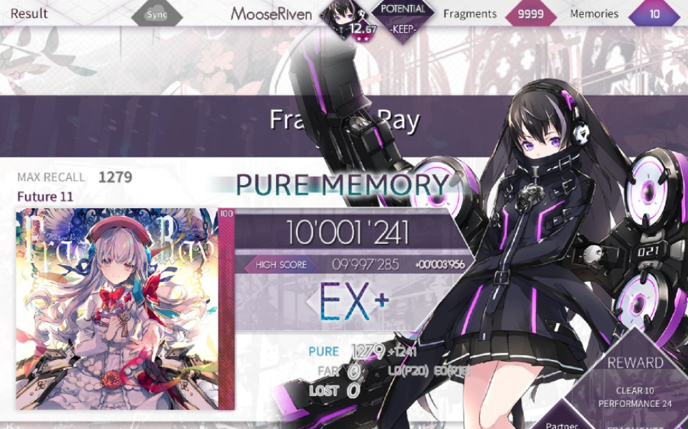 【Arcaea】Fracture Ray FTR 11 Pure Memory(Max-38)