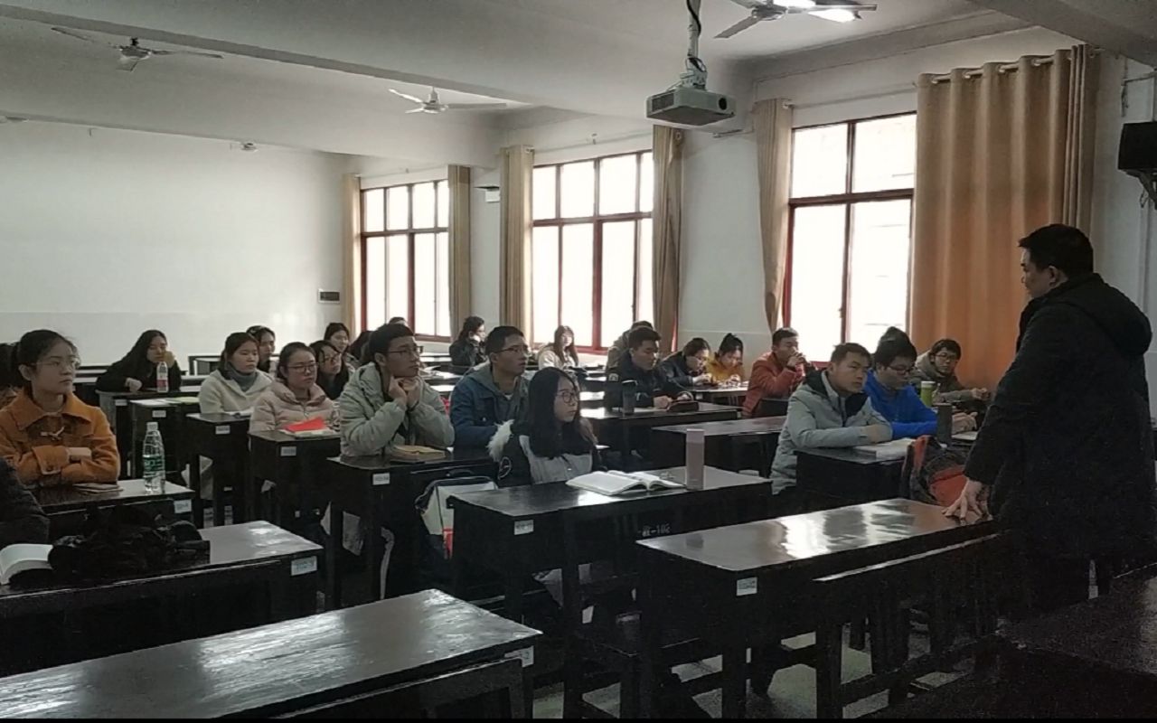 17党史大二下学期开学班会(Ⅳ)2019.03.07 班主任王老师作重要讲话