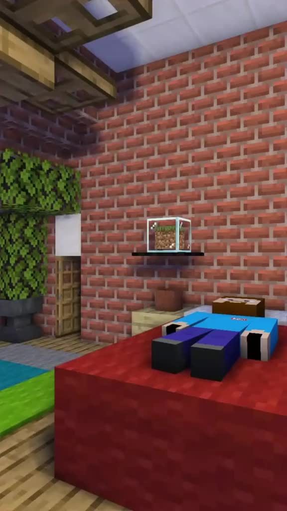 换了新皮肤,你不要过来啊……#我的世界