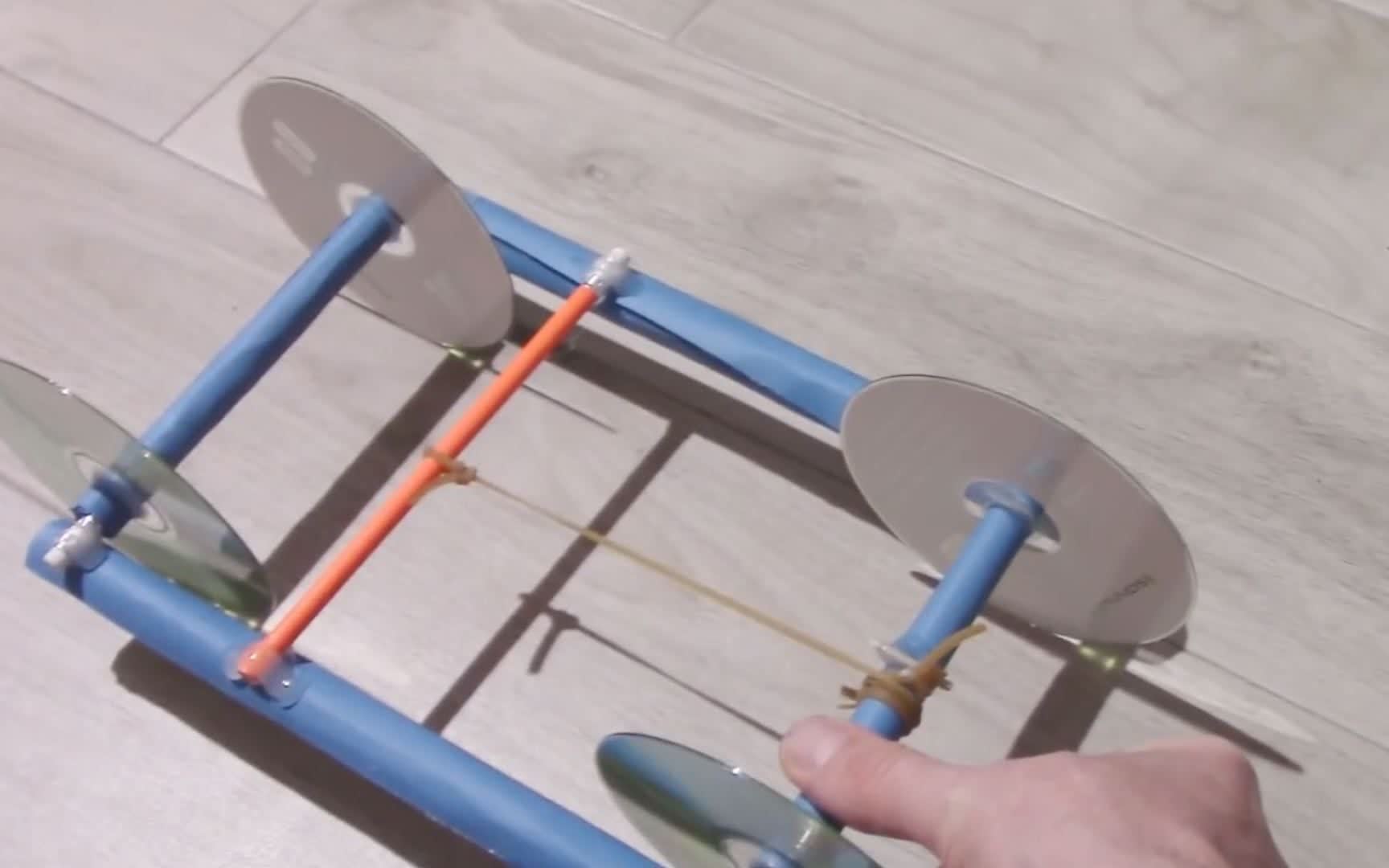 脑洞大开的手工制作,简单的玩具小车车