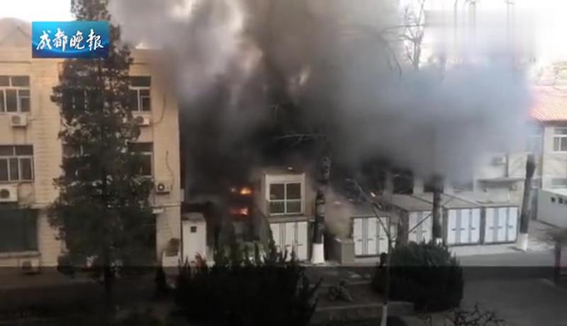 现场视频曝光北京交通大学实验室发生爆炸