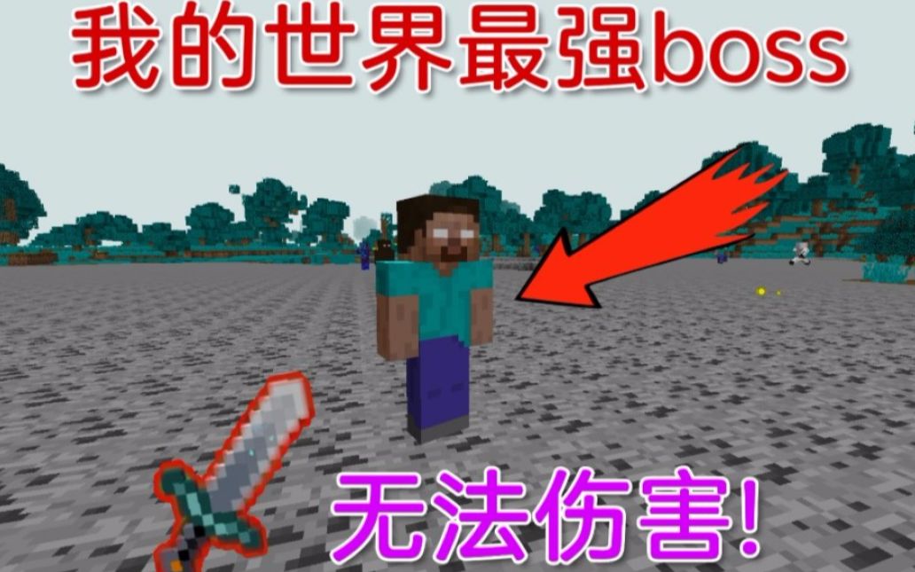 我的世界模组介绍第一期:我的世界最强boss,无法伤害?