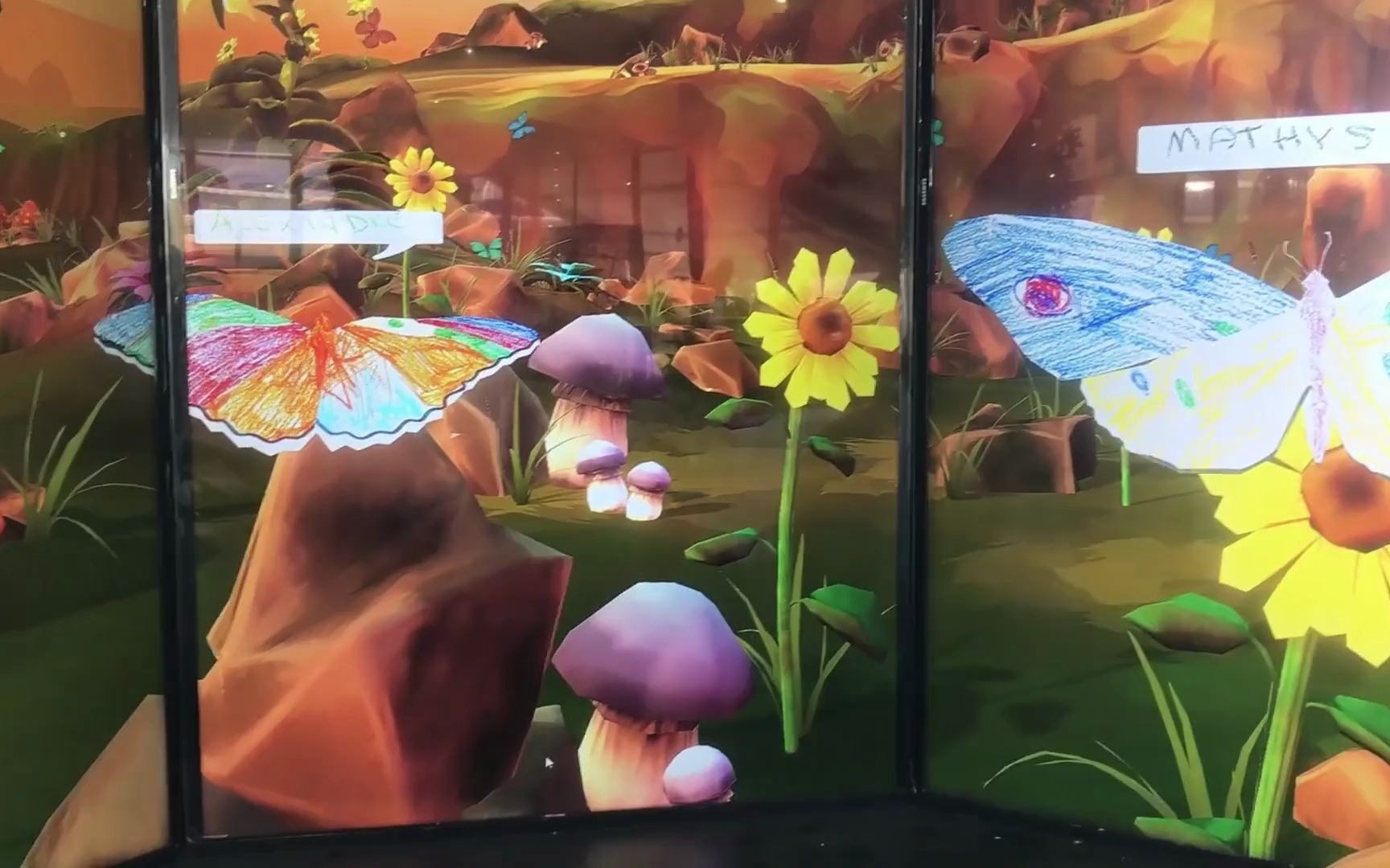 ...亲子绘画动画交互案例 学校艺术培训少年宫商场地产儿童活动AR道具