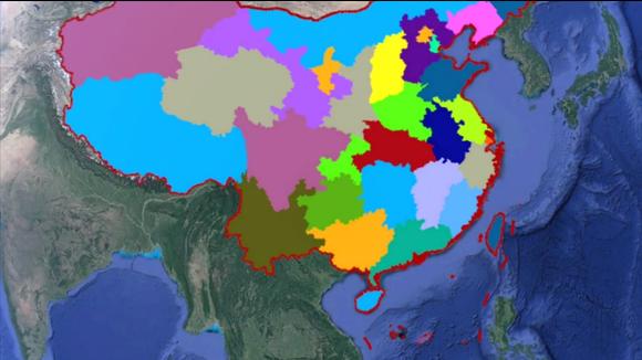 我国34个省级行政单位面积排名。第一名竟然是最后一名的五万倍!