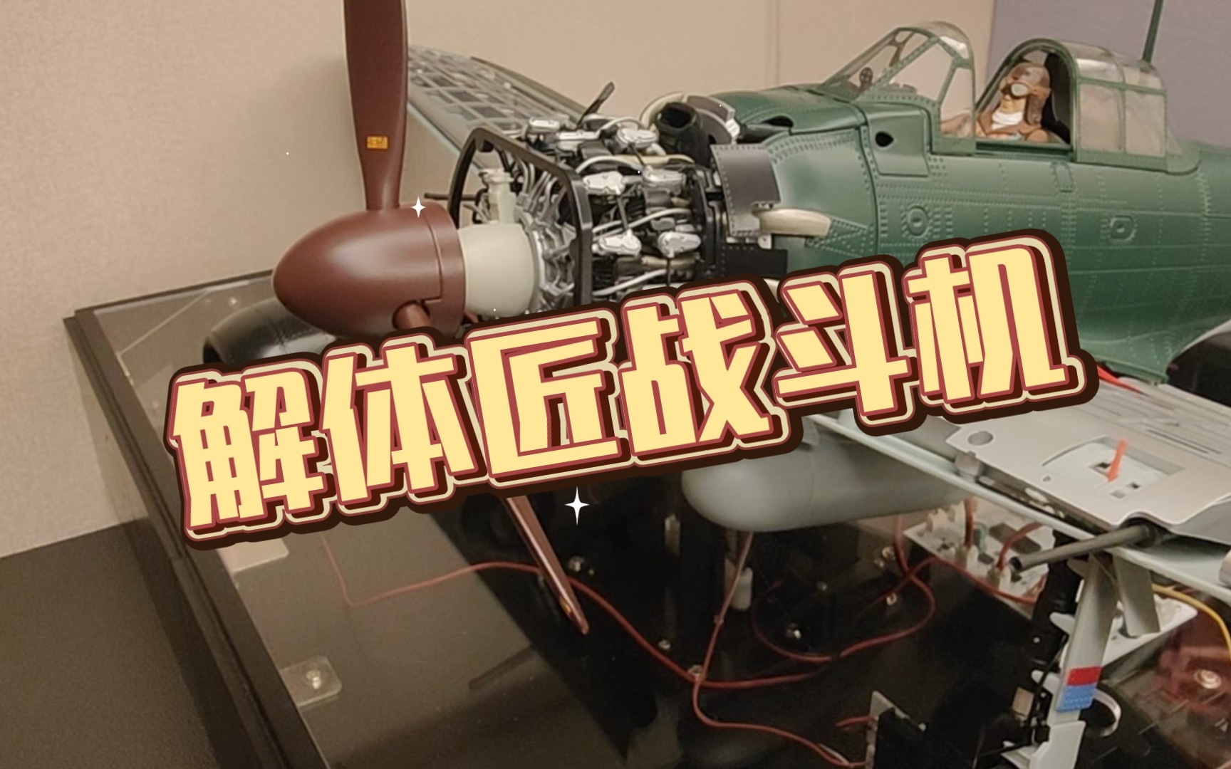 [西法分享]超冷门电动模拟飞机模型 螺旋桨战斗机