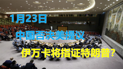 23日,中国在安理会对美提议动用否决权;伊万卡被要求指证特朗普