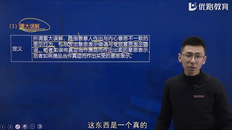 民法小课堂-重大误解之发出意思表示错误案例讲解