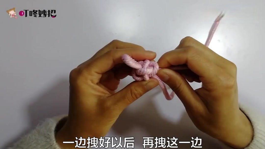 慢动作教你盘扣的打结方法,老祖宗流传的经典手法,看完你也会