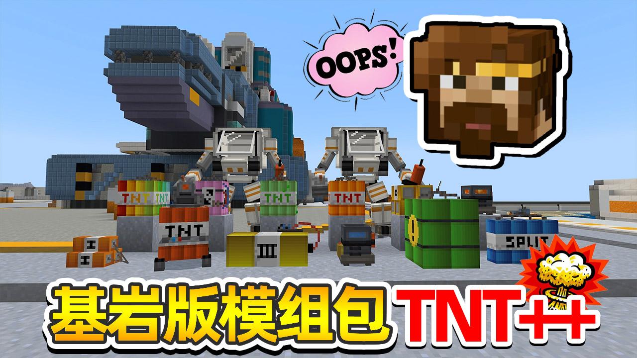 我的世界籽岷基岩版模组包TNT++