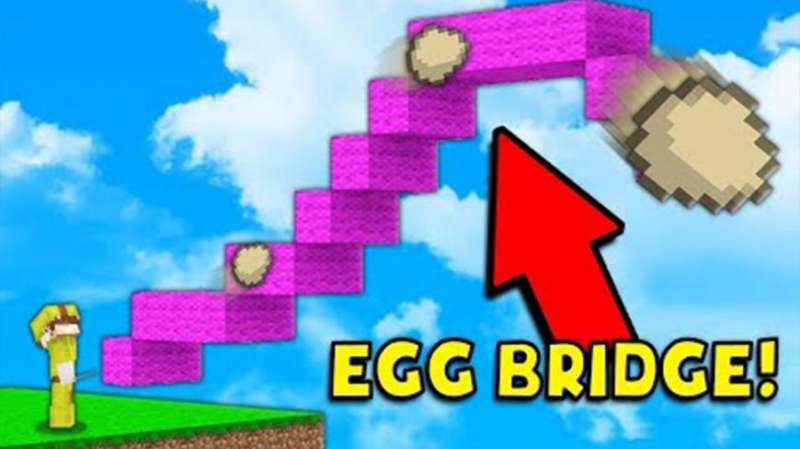 我的世界起床战争597:蛋搭,史上最快的搭路方法!MC小游戏