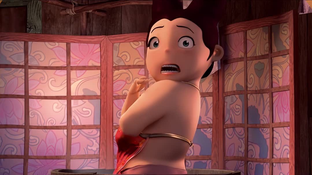 神笔马良:马良画出水牛,水牛高傲不愿耕地,马良把他画成奶牛