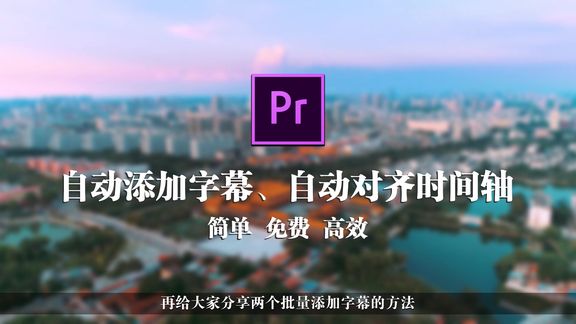 再分享两个给视频快速添加字幕的方法! #pr教程 #加字幕 @抖音星探家