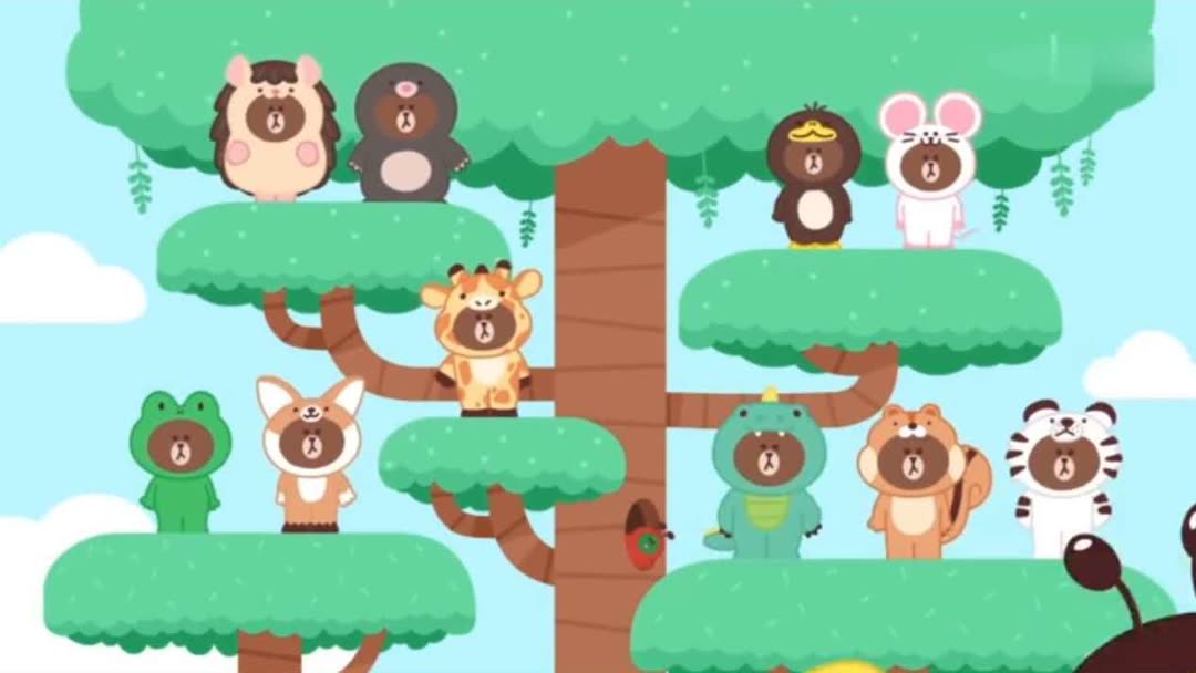 丛林布朗熊:十只小布朗熊