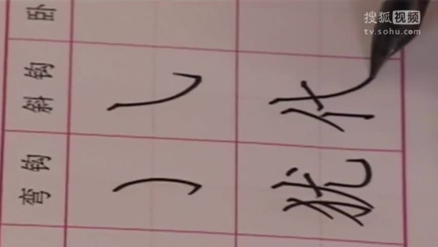 硬笔书法字帖楷书 书法教程 学书法入门