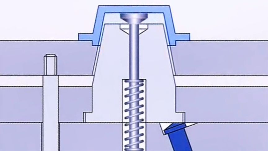 公司新设计搞的一套二次顶出结构,老板看了直接让他走人了