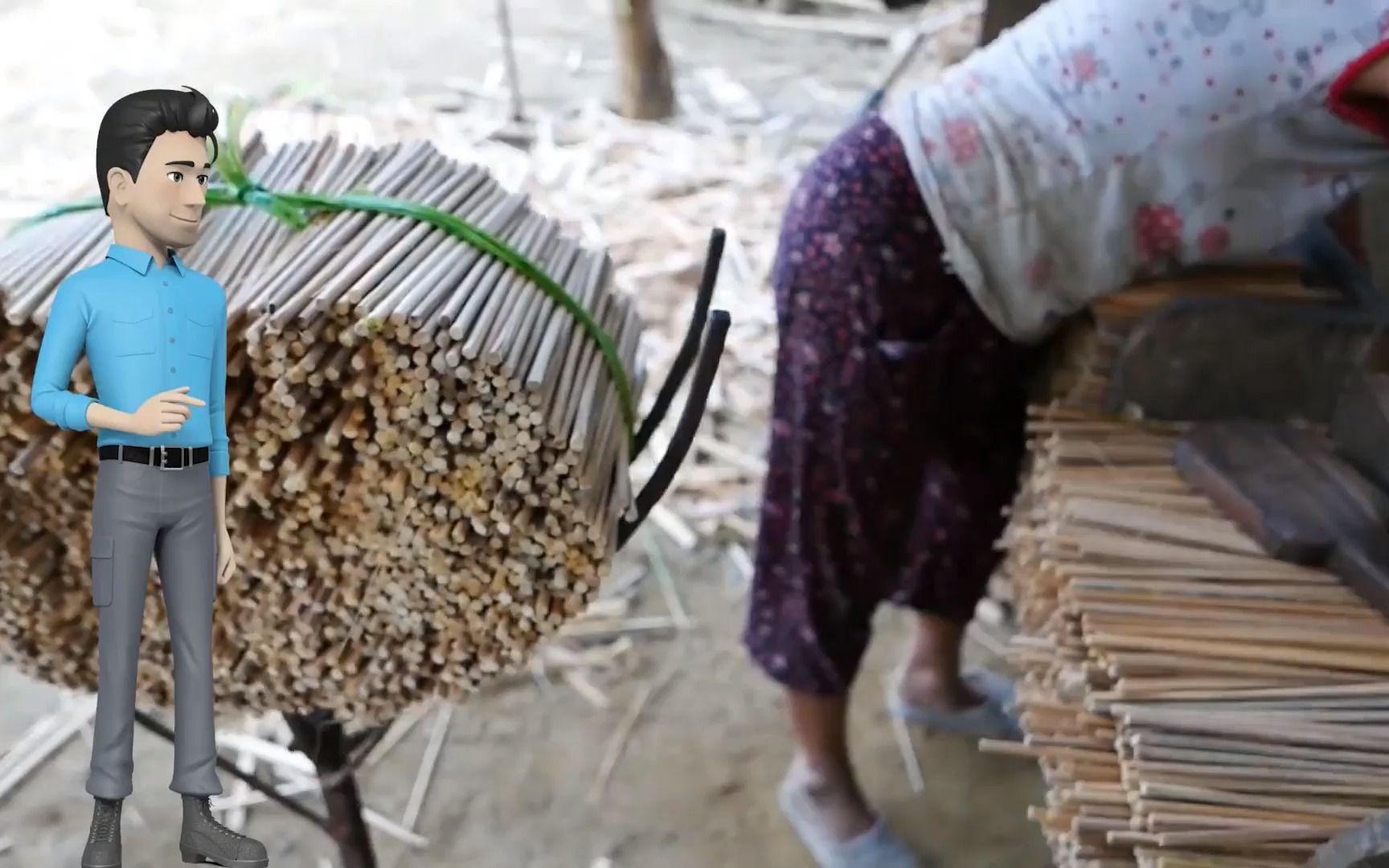 日产10万双,一次性筷子是咋制作出来的?生产过程卫生吗