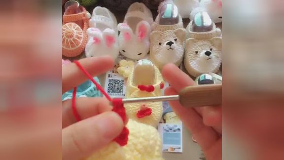 第2集-钩织小鸡款宝宝鞋️教程